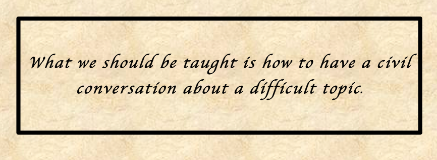 A Need For A Civil Discourse - Strategic Perspectives Foundation